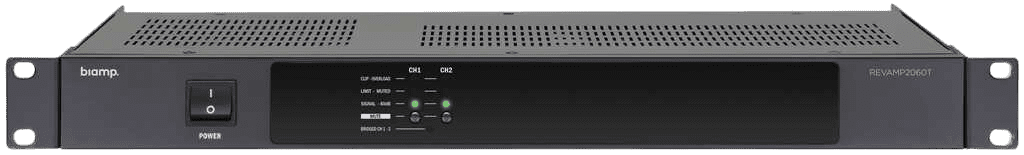 Biamp REVAMP2060T - 2 Channel Digital Power Amplifier, 120W - Future ...