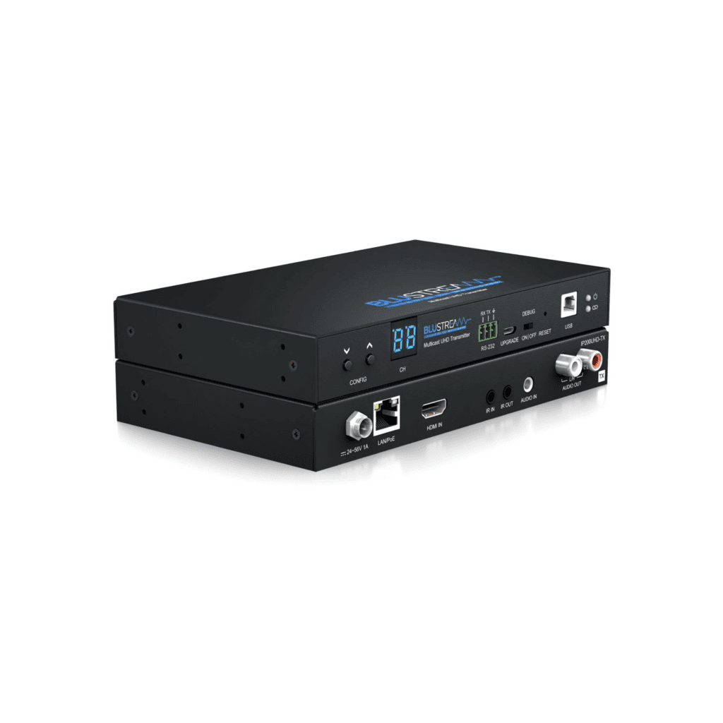 BluStream UHD Video over IP Transmitter via 1Gb Managed Network ...